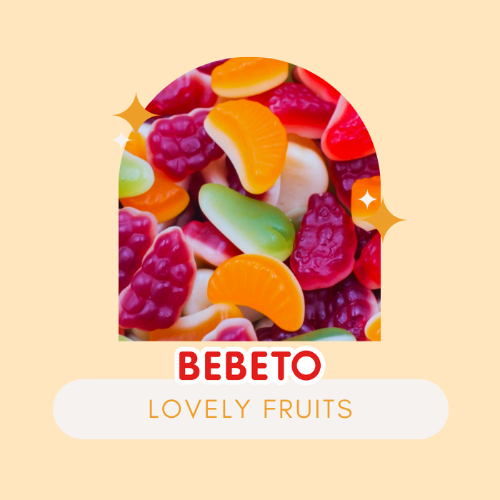 Bebeto | Haribo | Jellopy Assorted Tutti Fruitti Rainbow Mix Sour Belts ...