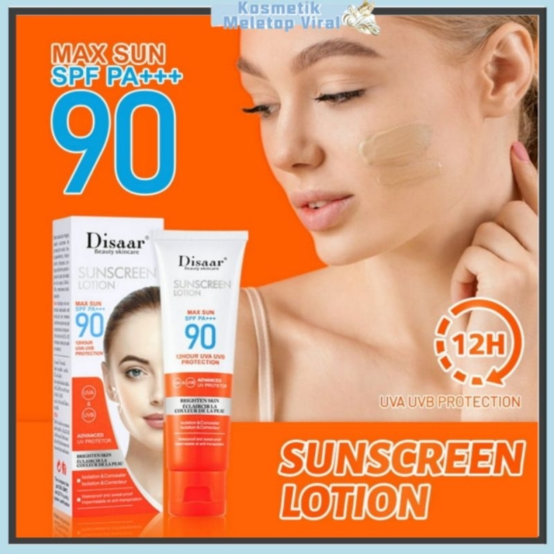 DISAAR SPF 90 Isolation & Concealer Sunscreen Lotion 50ML | Shopee Malaysia
