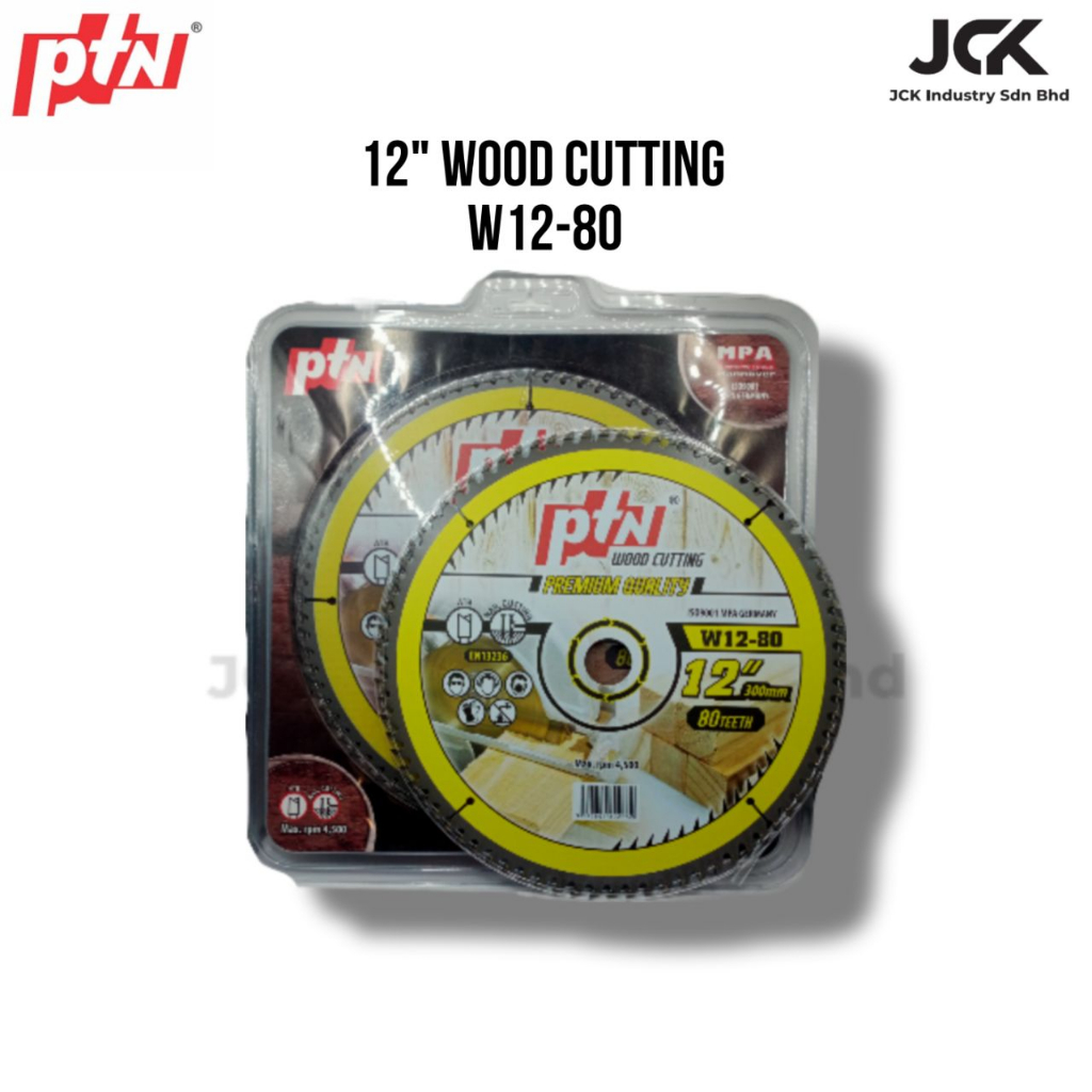 PTN 12" WOOD CUTTING DISC/WHEEL 12" X 300MM(60/80/100/120TEETH) cut through nail in wood ...