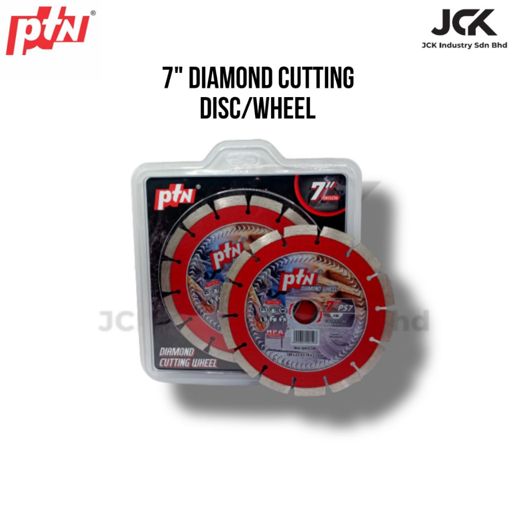 PTN 7" DIAMOND CUTTING DISC/WHEEL SEGMENT PREMIUM QUALITY [PS7] FOR ...
