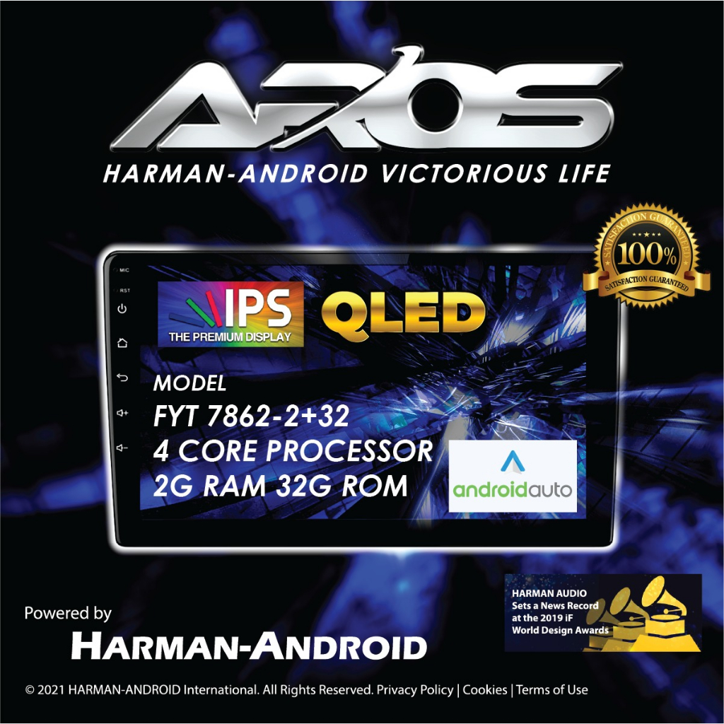 [AROS] Android Car Player FYT7862 2G RAM+32G ROM QLED IPS SCREEN ...
