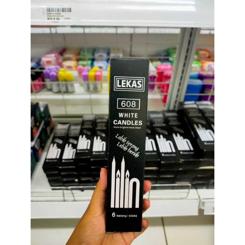 LEKAS LILIN 6 BATANG | Shopee Malaysia