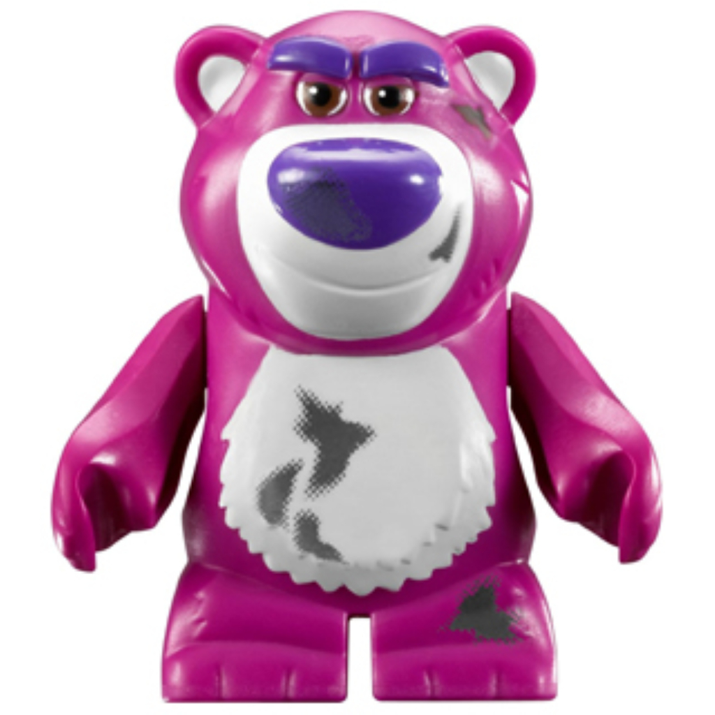 LEGO MINIFIGURE (GENUINE) lotso2 Bear, Toy Story with Dirt Pattern ...