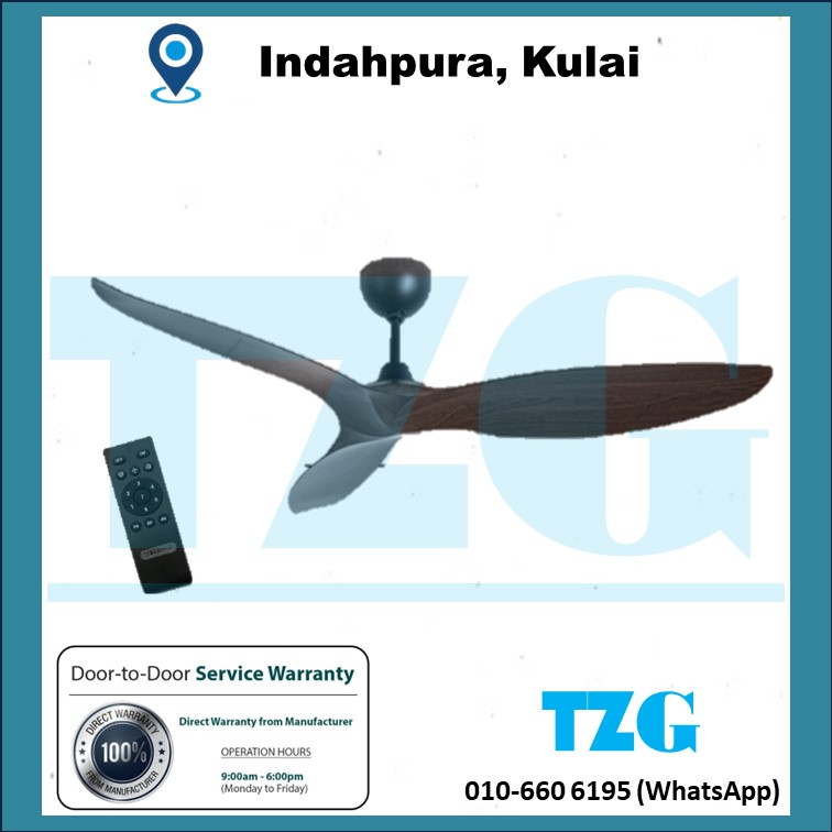 SiberiAir SI18/56 56'' 6 Speed DC Motor Ceiling Fan With Remote Control ...