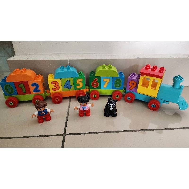 (preloved) lego duplo numbers train (used) | Shopee Malaysia