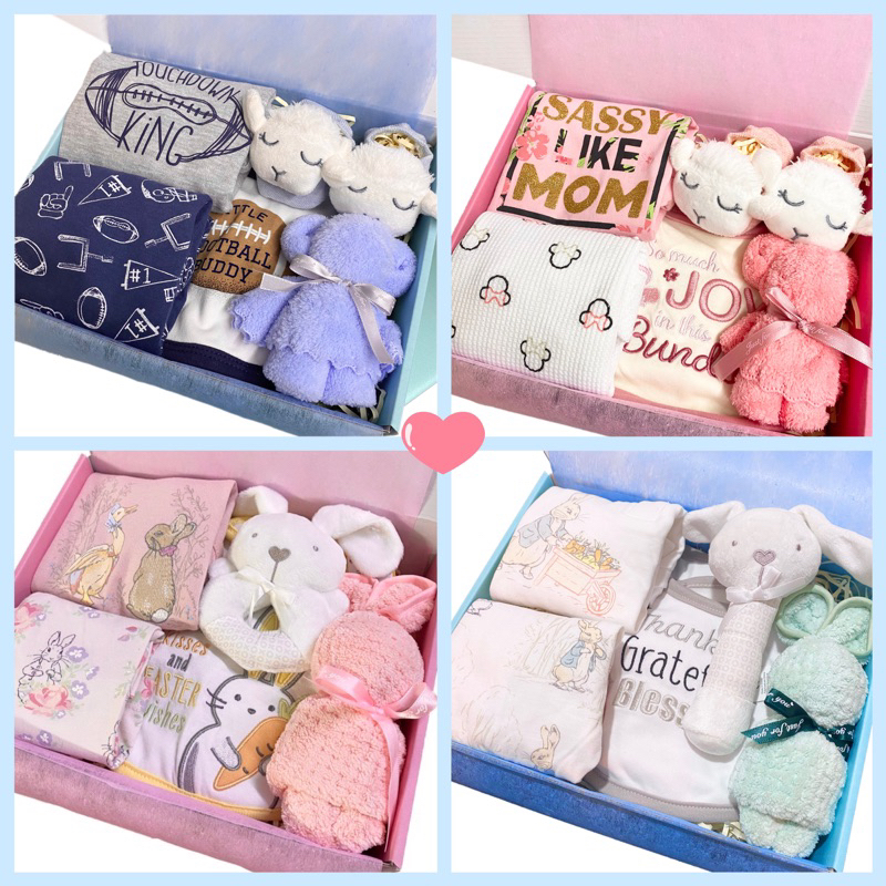 Baby Newborn Gift Set Gift Box Set Hadiah Bayi Lelaki & Perempuan ...