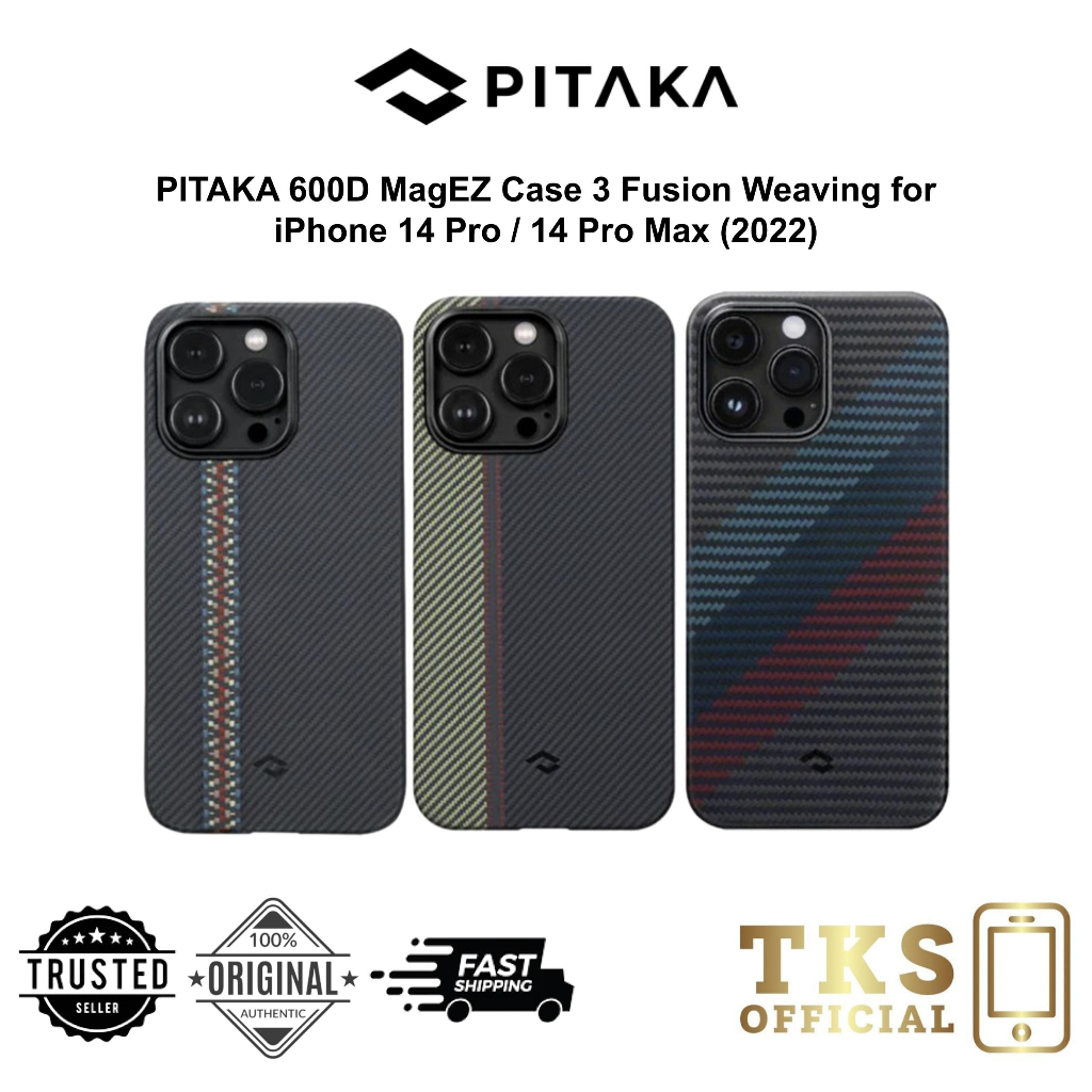 PITAKA 600D MagEZ Case 3 Fusion Weaving for iPhone 14 Pro/14 Pro Max (2022) | Shopee Malaysia