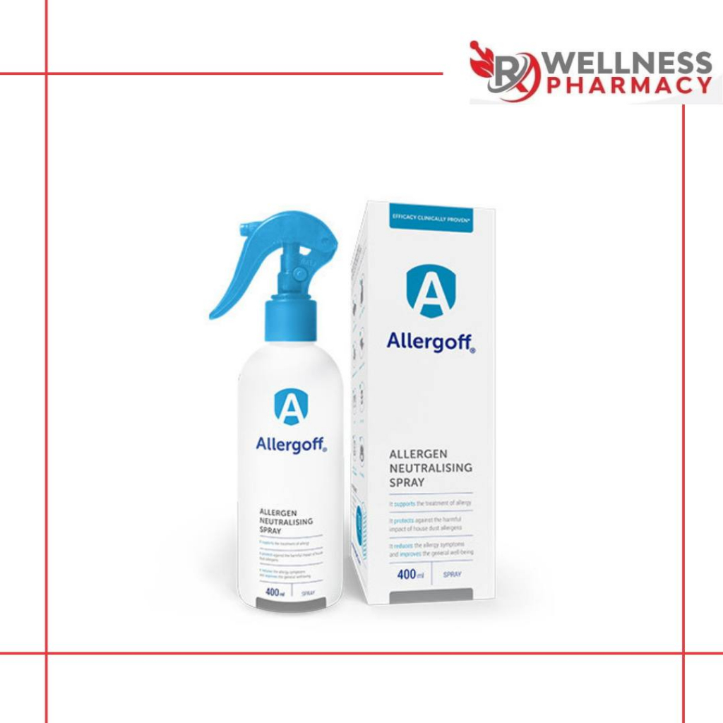 ALLERGOFF Anti-ALLERGY Spray (400ml/100ml) | 100% Original | Shopee ...