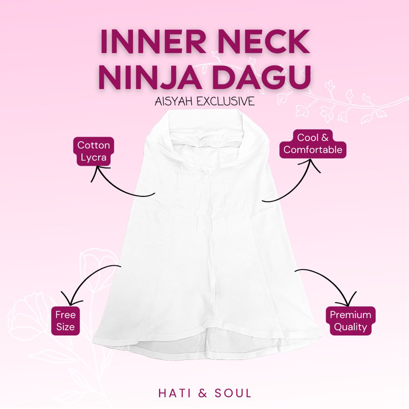 ANAK TUDUNG INNER NINJA DAGU by aisyah exclusive | KAIN SEJUK COTTON ...