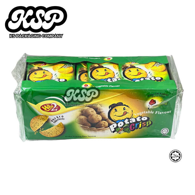 20g x 30’s Win2 Potato Crisp Vegetable Flavour Potato Crackers Kraker ...