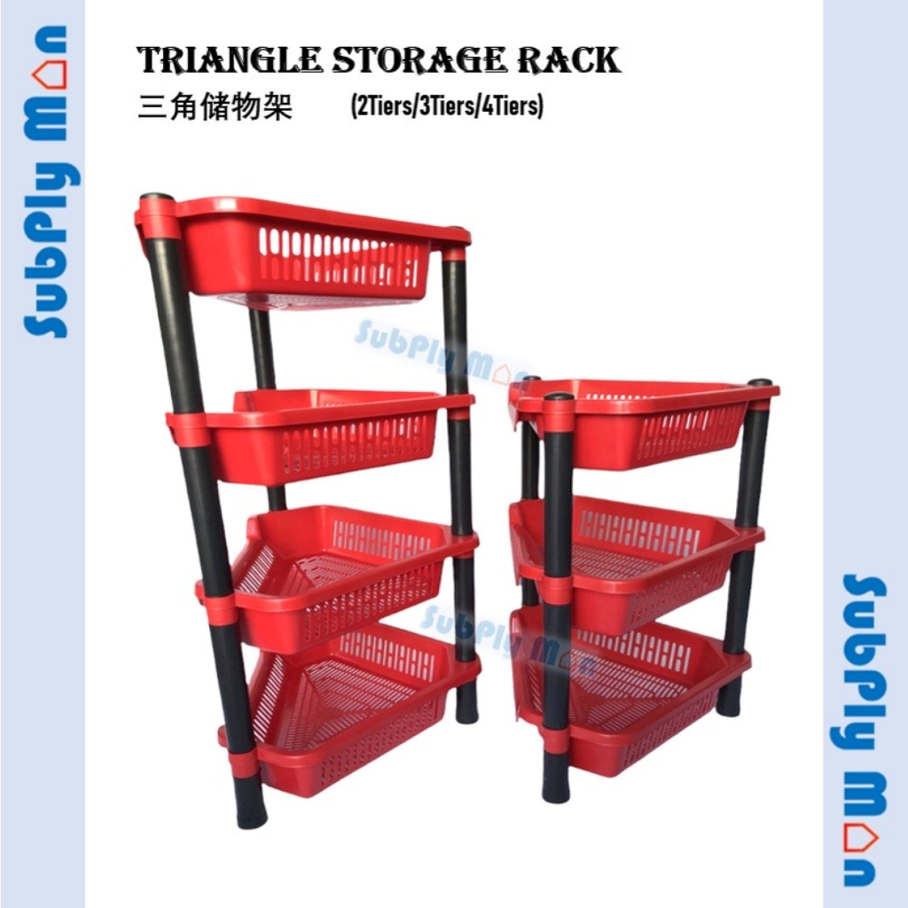 Multipurpose Corner Rack/Triangle Rack/Shelving Unit Storage Shelves ...