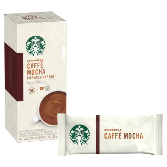 Starbucks Caffe Mocha Premium Instant Coffee Box of 4 x 14g Sticks | Shopee Malaysia