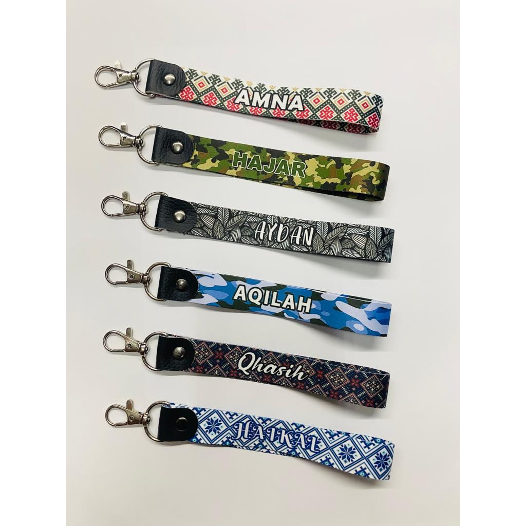 ( COD ) Keychain Lanyard Nama custom | Shopee Malaysia