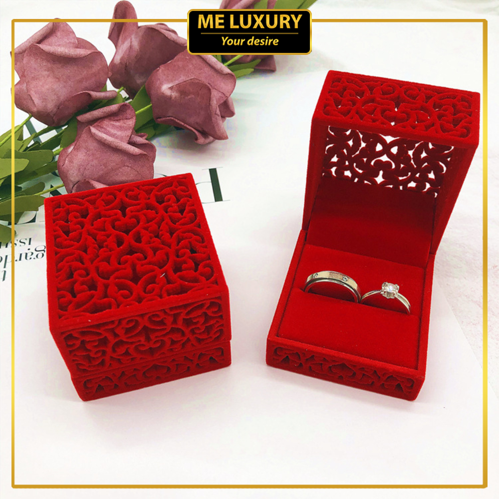 Storage Box Jewellery Box Kotak Dua Cincin Gift Box Ring Box Couple ...