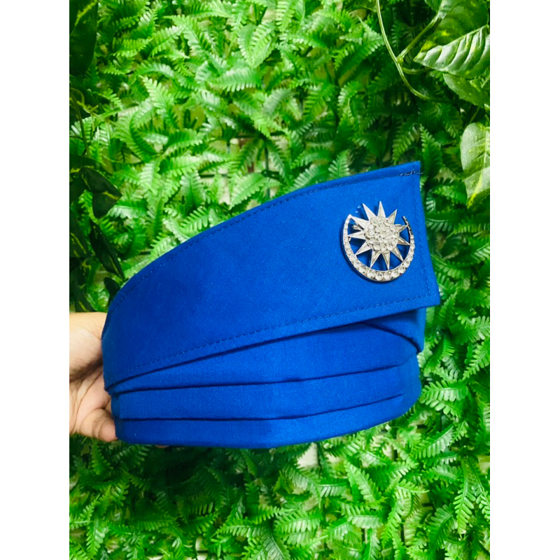 Tanjak / Tengkolok merdeka warna bulan bintang | Shopee Malaysia