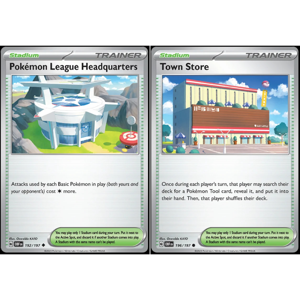 Pokemon TCG: Obsidian Flames: Stadium- Pokemon League Headquarters ...