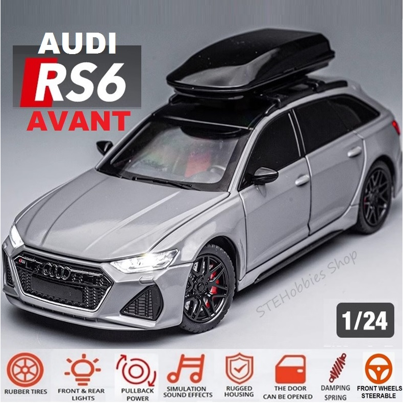 STE8 Audi RS6 Avant 1:24 Scale Metal Car Model Die-cast Toys | Shopee ...