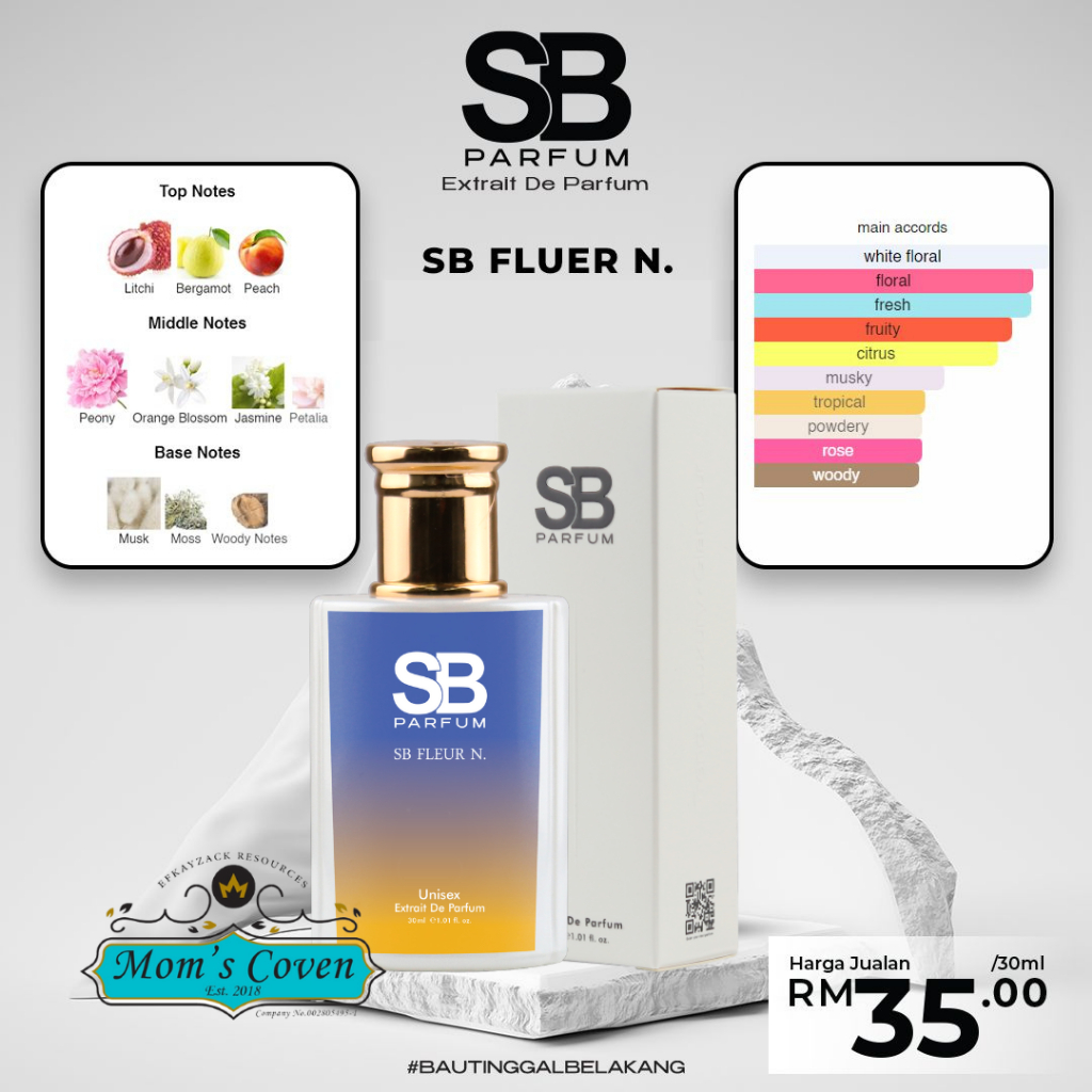 SB FLEUR N. Parfum 30ml | Shopee Malaysia