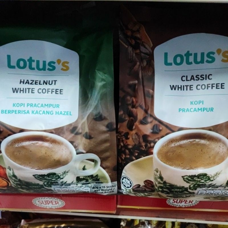 Lotus's classic white coffee 15x40g | Shopee Malaysia