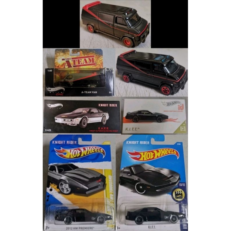 Hot Wheels - The A-Team Van Knight Rider Mix | Shopee Malaysia