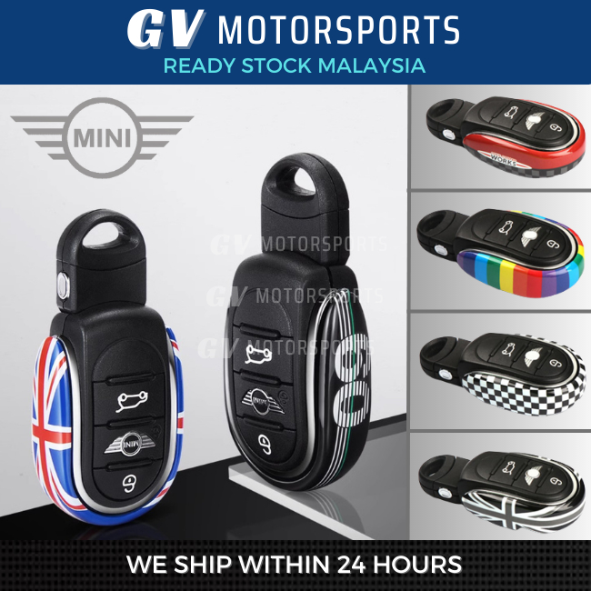 READY STOCK Mini Cooper U-Shape Metal Key Case Cover JCW Union Jack For ...