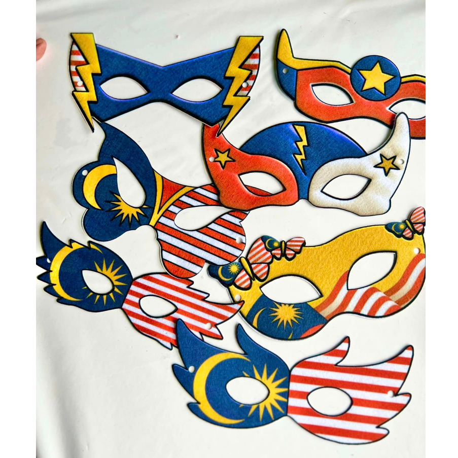 Topeng Mata Kain Felt Kukuh Tahan Lasak Mask Mata Merdeka Design ...