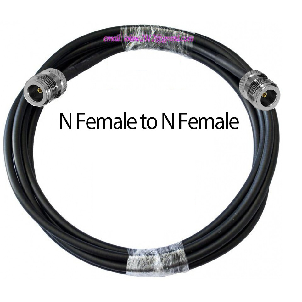 5D-FB equivalent LMR300 LMR-300 SYV50-5 1m 2m 3m 5m 8m 10M N Type Male female Antenna Coaxial ...