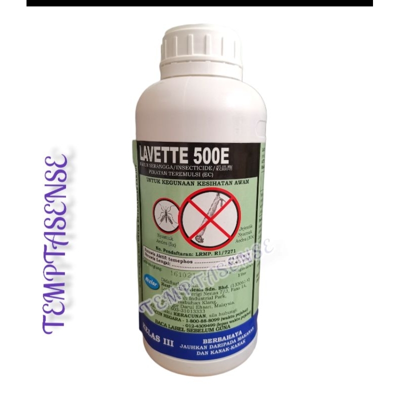 Lavette 500E 1L Nyamuk Mosquito (Insecticide/Racun Serangga) | Shopee ...