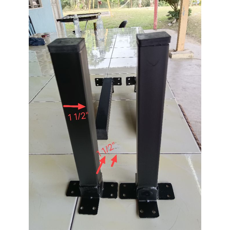 heavy duty black wall shelf brackets rack.(rak dinding) | Shopee Malaysia