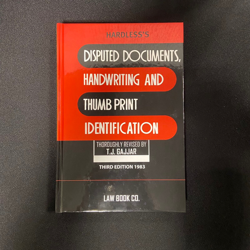 (Photocopy) Hardless’s Disputed Documents, Handwriting and Thumb Print ...