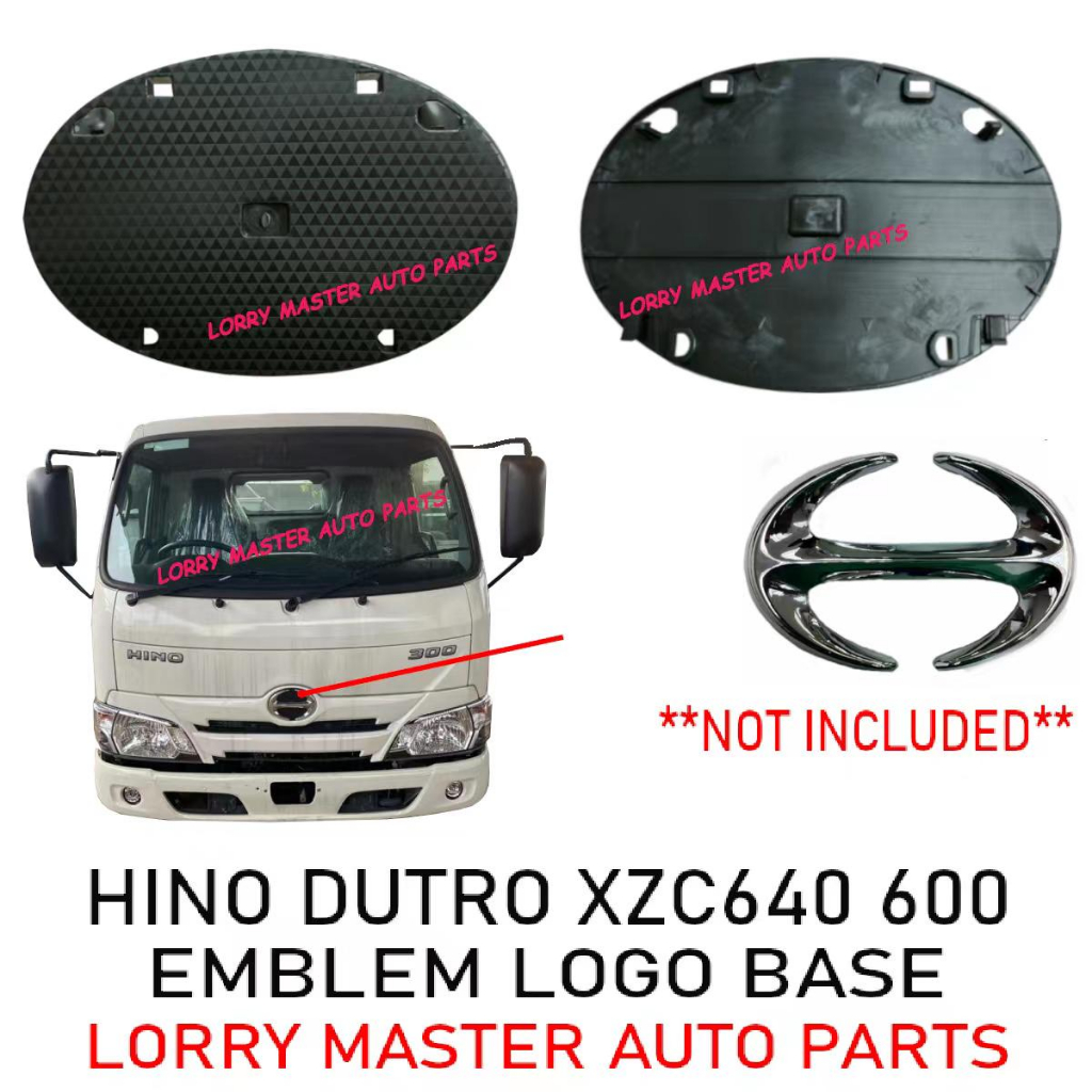 J120S08 EMBLEM LOGO BASE HINO 300 DUTRO XZC600 XZC640 LORRY TRUCK ...