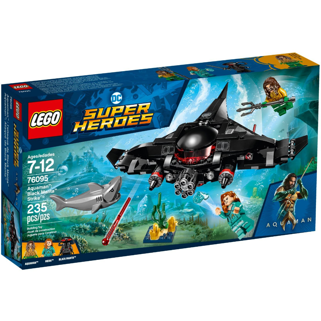 MISB Lego 76095 Aquaman: Black Manta Strike | Shopee Malaysia