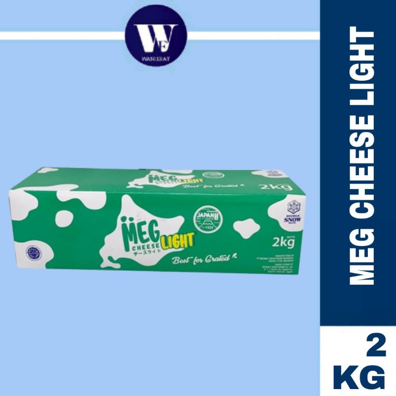 [2KG] MEG CHEESE LIGHT | CHEESE MEG | CHEDDAR CHEESE | Shopee Malaysia