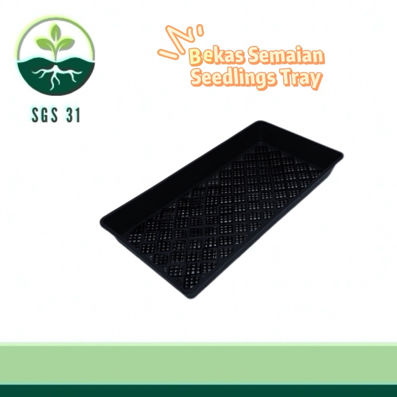 Seedling Tray/Bekas Semaian/Tray Bekas/Plastic Nursery/Seed Germination ...