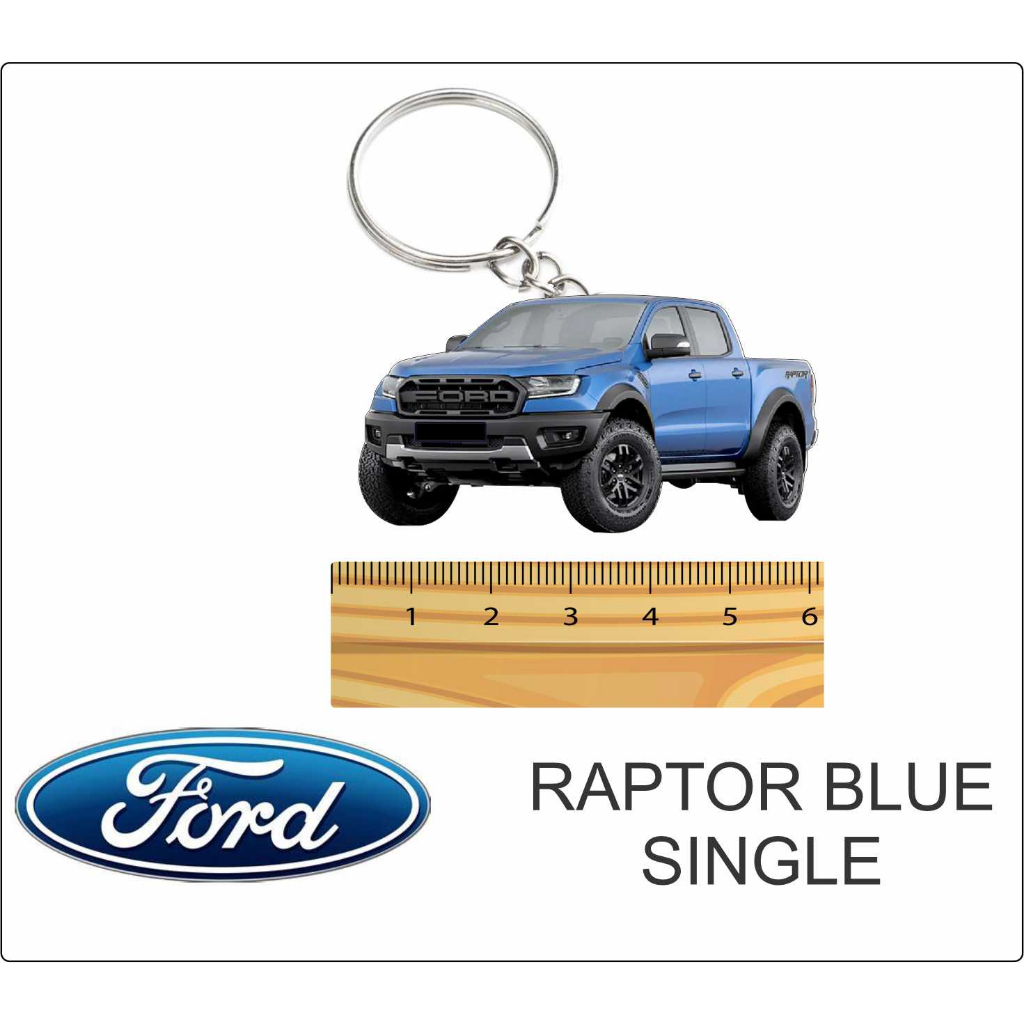 Ford raptor blue 2d keychain | Shopee Malaysia