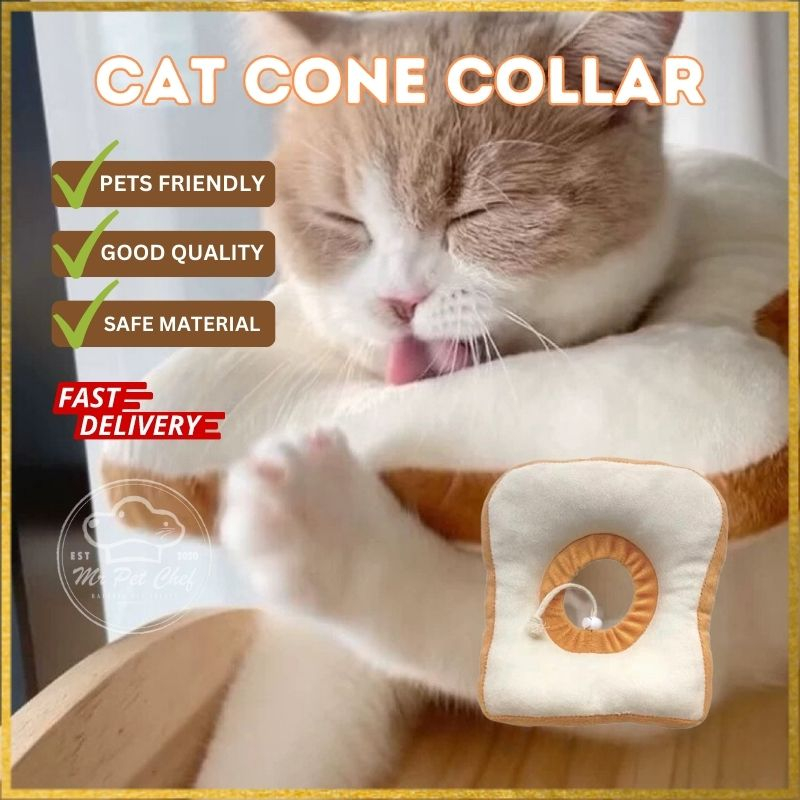 Cat Collar Cat Cone Collar Kucing Tutup Kepala Kolar Kucing Leher ...