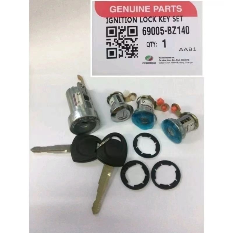 PERODUA VIVA 660 /850 1.0 IGNITION STARTER SWITCH WITH KEY& DOOR LOCK ...
