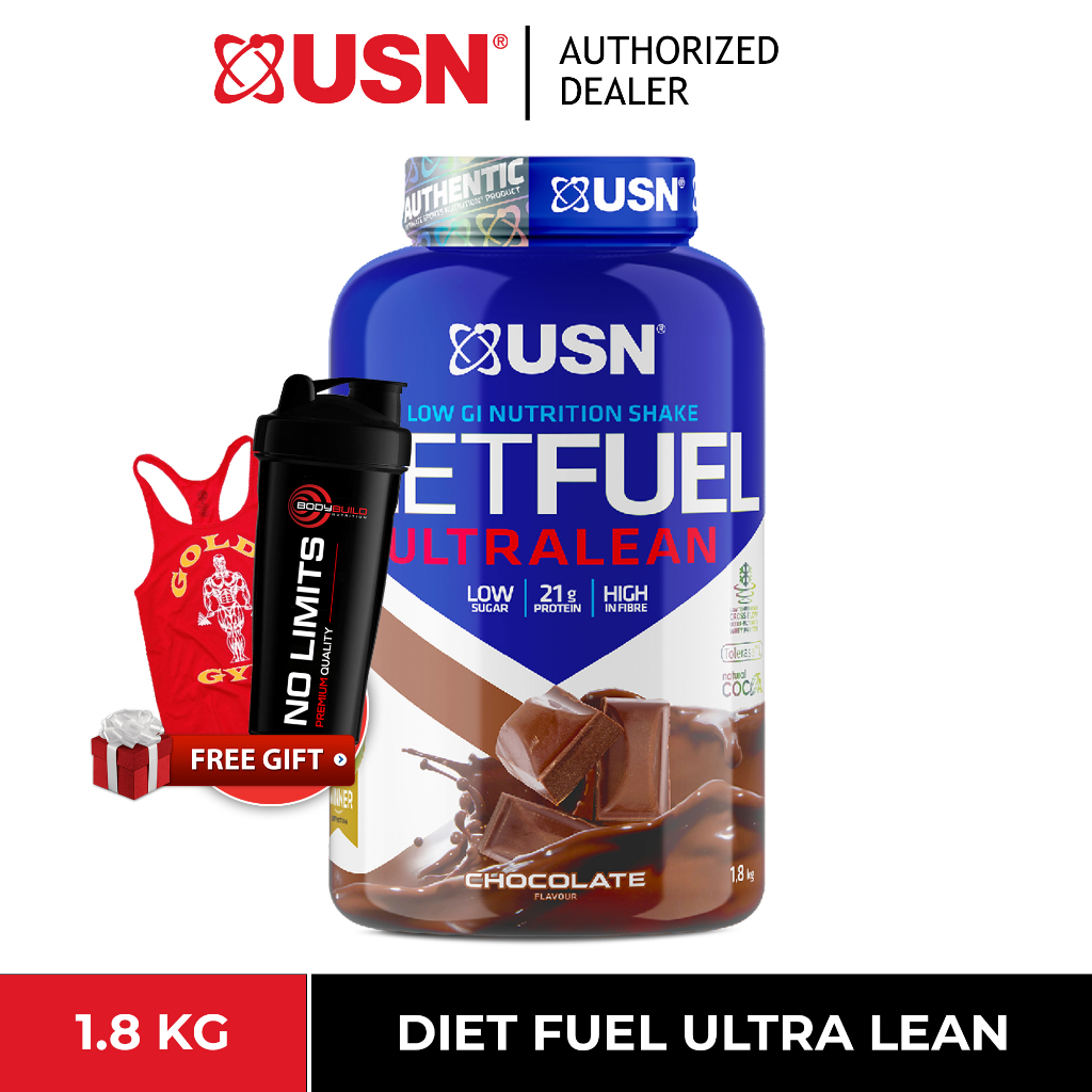USN Diet Fuel Ultralean High Protein Meal Replacement Shake | Shopee ...