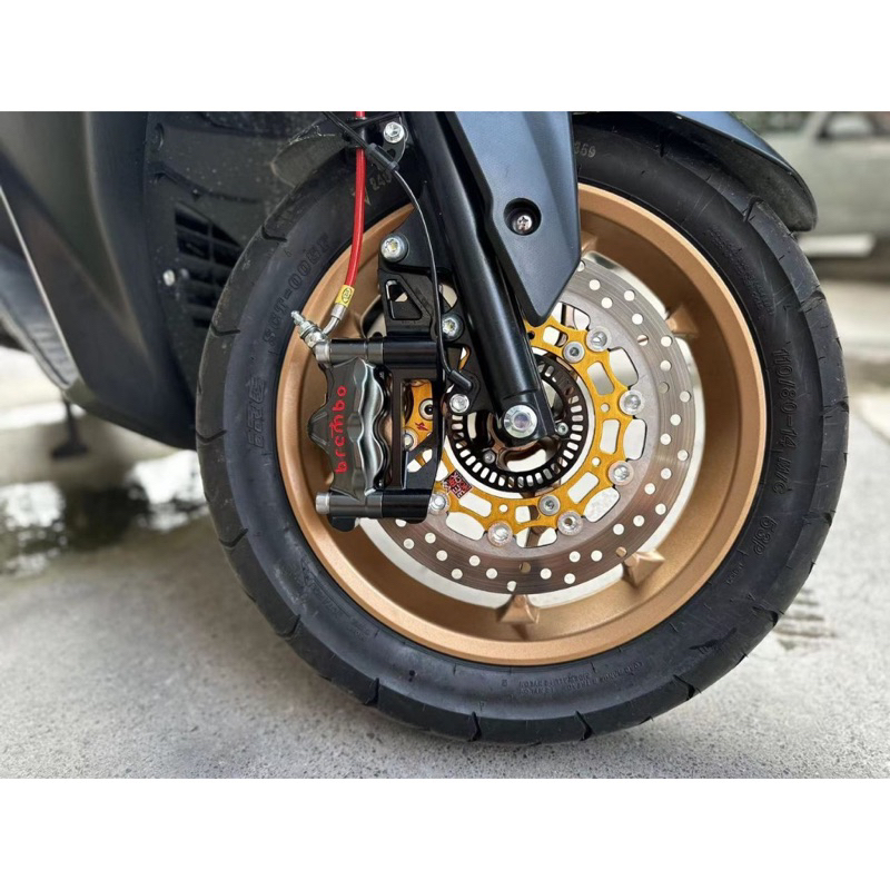 Brake Caliper Bracket Yamaha NVX V1 V2 NMax 108mm Nissin RCB Rapido ...