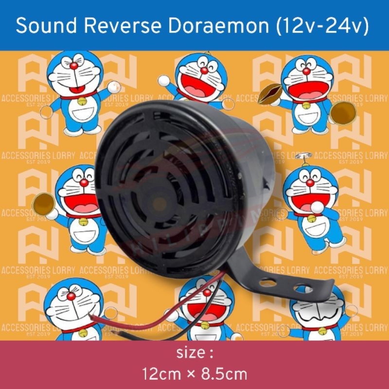 Reverse Doraemon JAPAN 12v-24v | Shopee Malaysia