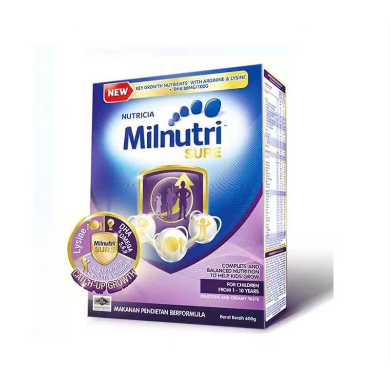 Milnutri Sure Tailored Nutrition Milk Formula 1-10 years (135g ...
