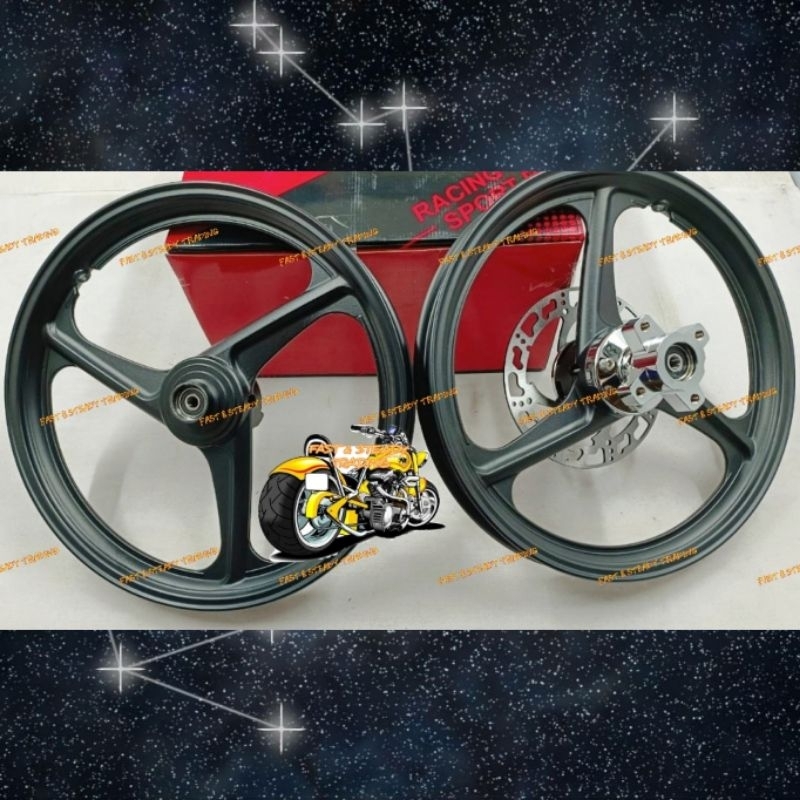 ENKEl 3L 3LEG 3KAKI 3 BATANG SPORT RIM RS150/RS150R/RSX/Y15ZR/Y15/Y16ZR/Y125ZR/LC135 5S + CUSTOM ...