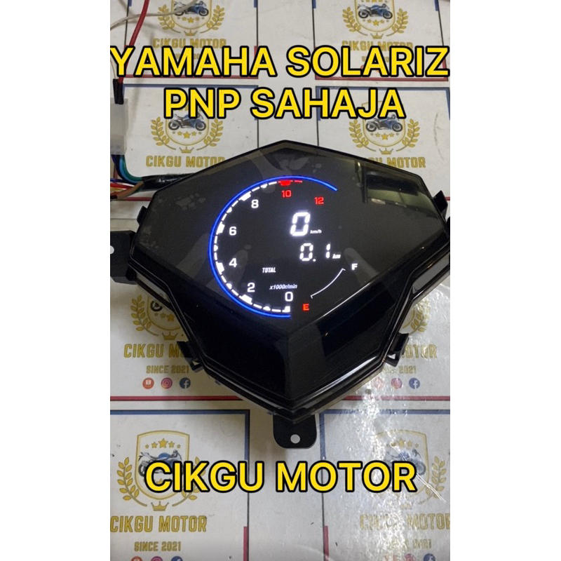YAMAHA SOLARIZ DIGITAL METER PNP SAHAJA | Shopee Malaysia