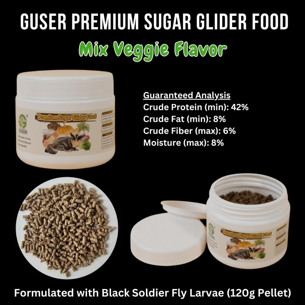 JY Hobbies Sugar glider food HPW goat milk fish snack sugar glider ...