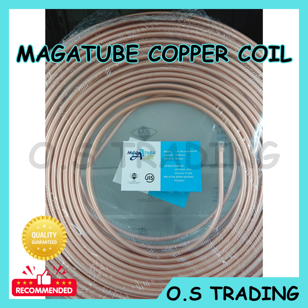 [MEGAATUBE] Copper Coil Pipe Air Conditioner Tube Refrigeration [READY ...