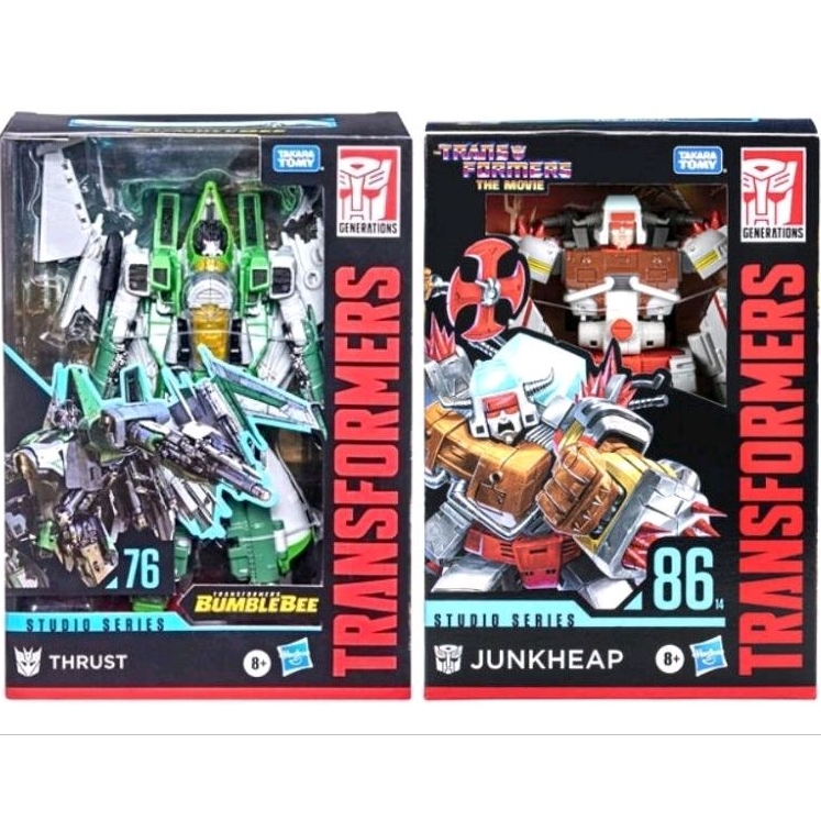 Transformers Studio Series 86 Junkheap 83 Soundwave 76 Thrust 43 KSI ...
