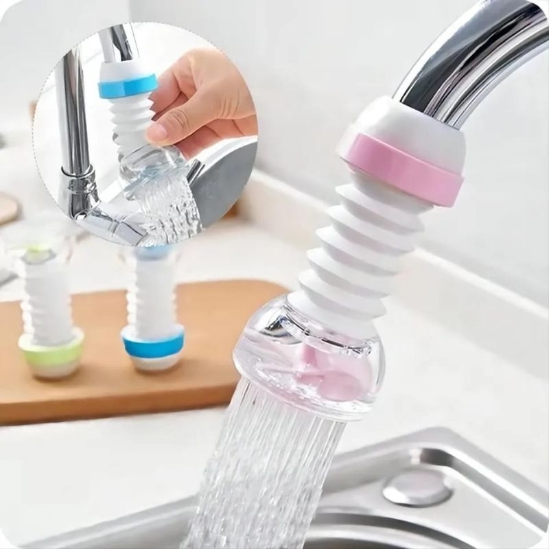 360 Rotating Adjustable Kitchen Sink Tap Faucet Splash Water Tap ...