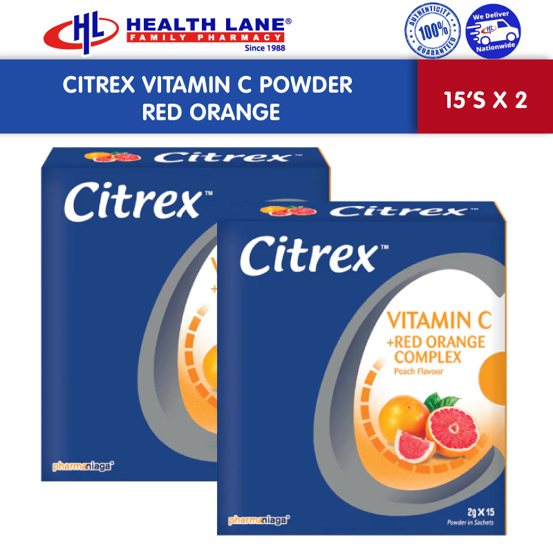 Citrex Vitamin C Powder - Red Orange (15's x 2) | Shopee Malaysia