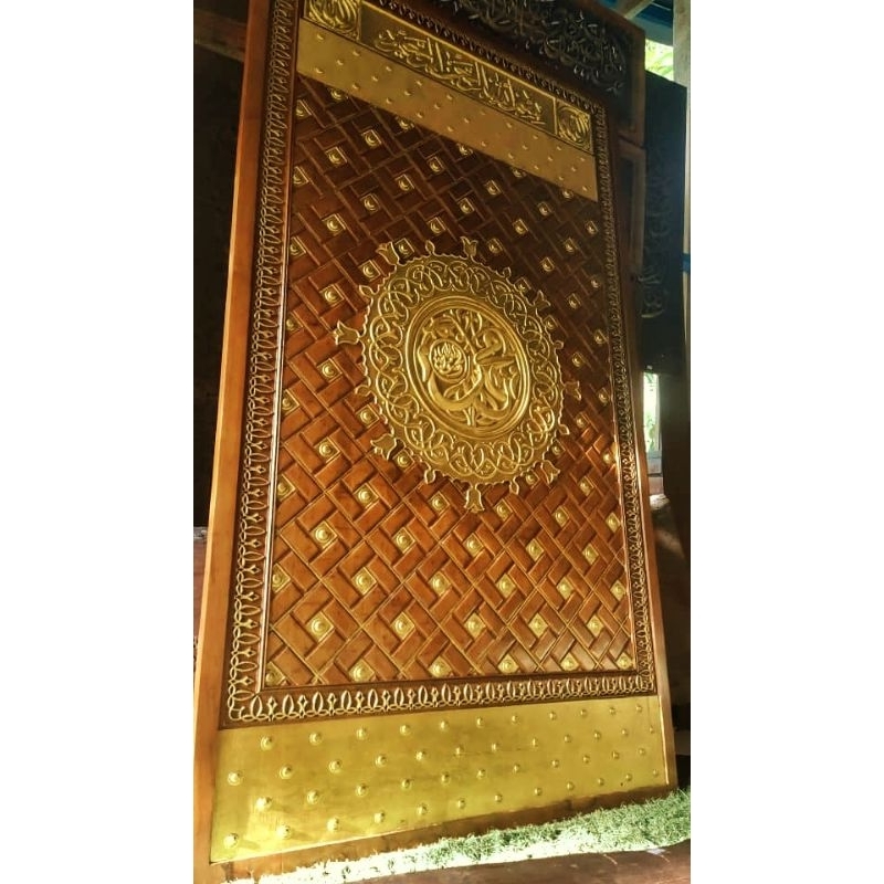 Pintu masjid nabawi solid wood cengal diukir | Shopee Malaysia