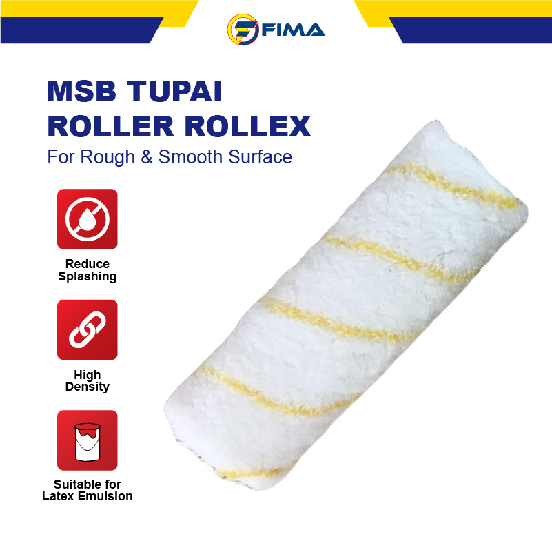 MBS TUPAI Professional Roller Rollex For Rough and Smooth Surface 7012 ...